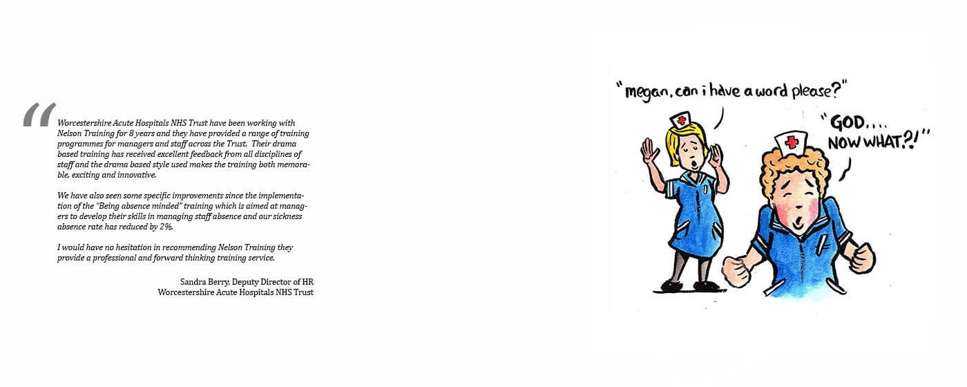 NHS Performance management header